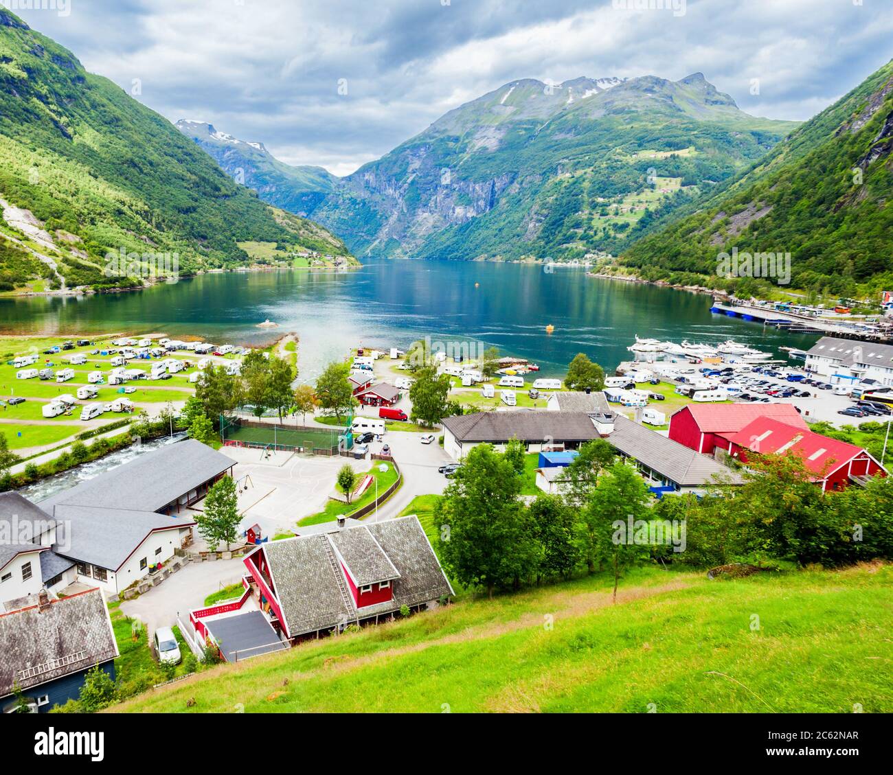 Geiranger village hi-res stock photography and images - Alamy