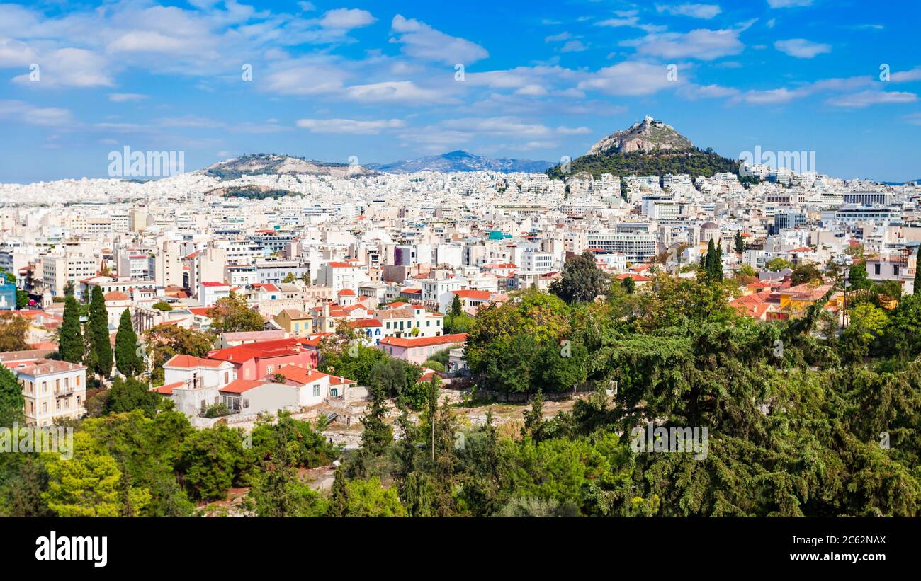 Mount Lycabettus, also known as Lykabettos, Lycabettos or Lykavittos ...