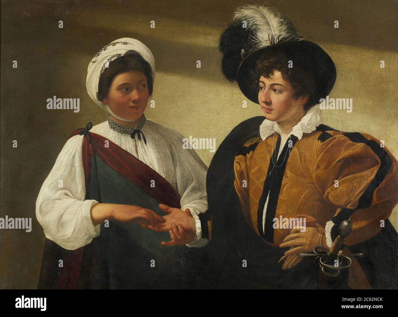 Oil painting from famous old master painter Caravaggio Stock Photo - Alamy