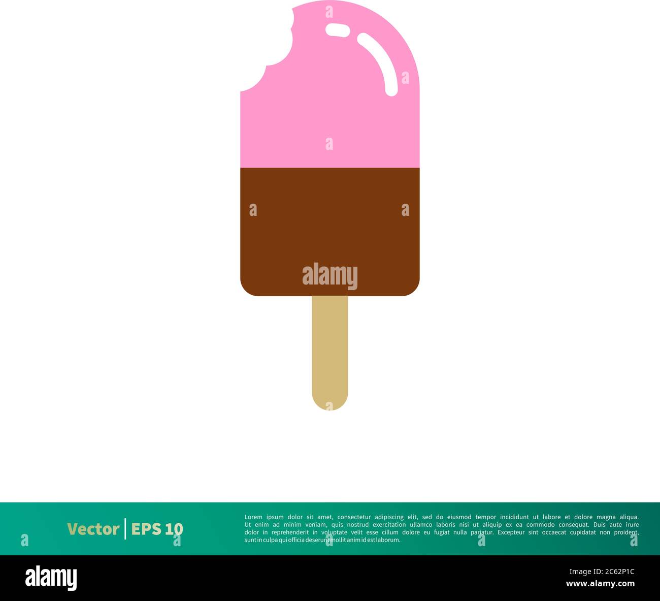 Ice Cream Bar - Summer Icon Vector Logo Template Illustration Design ...