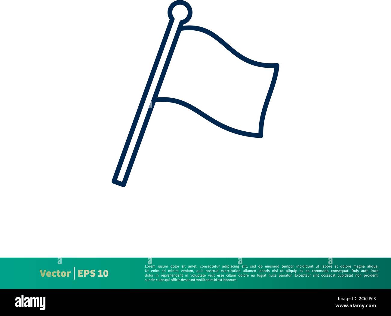 Flag signage template hi-res stock photography and images - Alamy