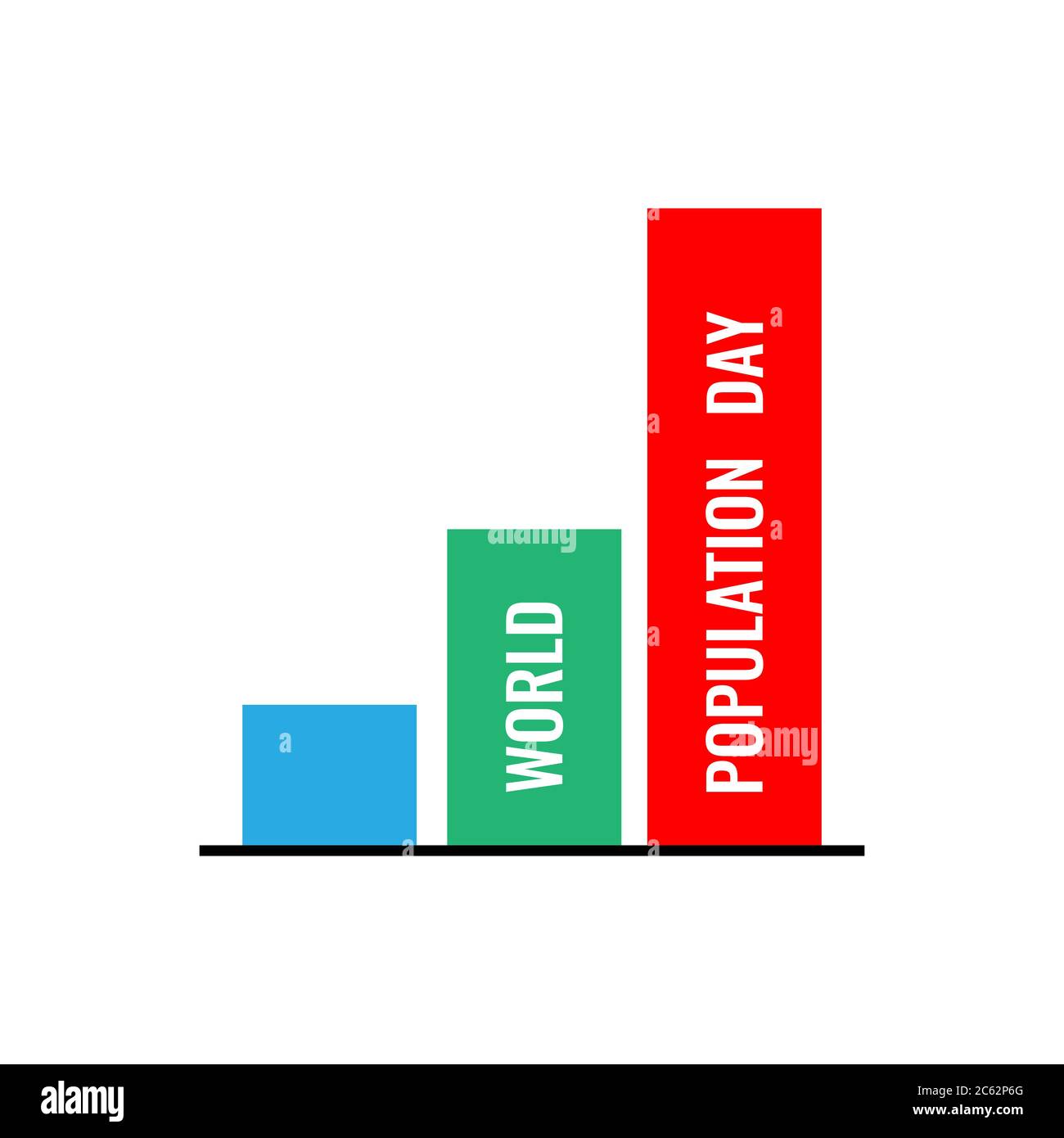 Design for World Population day Greeting-11 july. typography logo ...