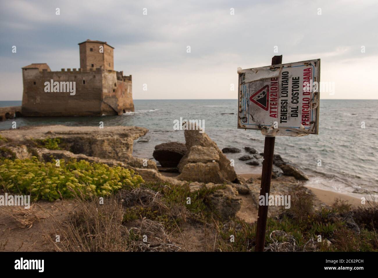 Nettuno, Roma, 06/09/2014: Torre Astura Stock Photo - Alamy