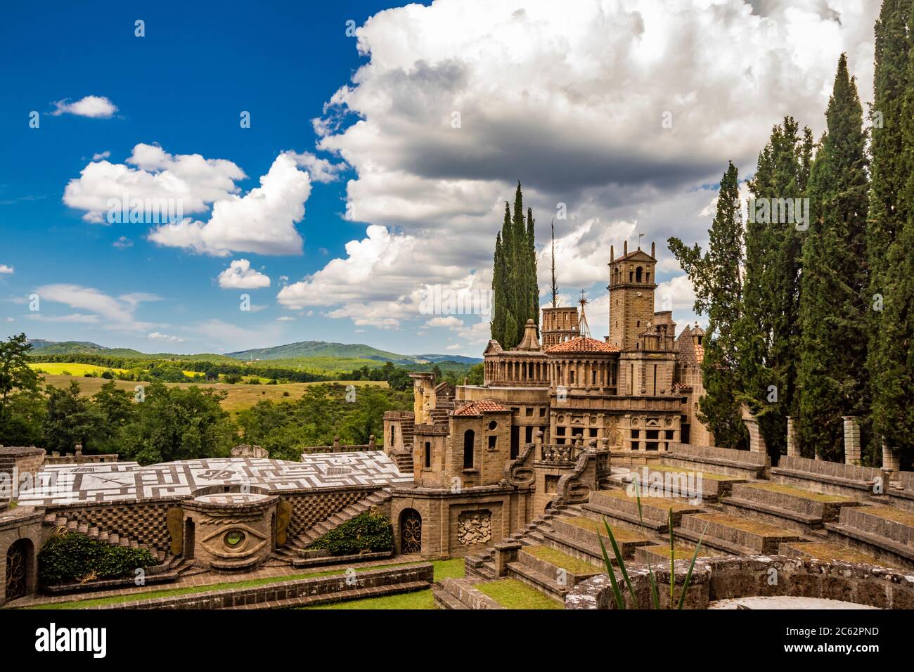 La Scarzuola, Montegabbione, Umbria, Italy - The convent founded by San ...