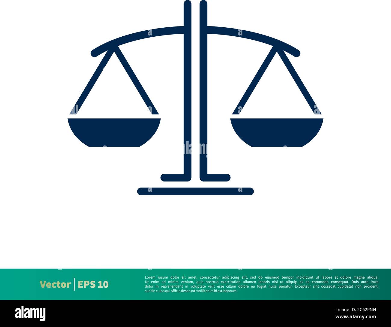 Scale of Justice Law Office Icon Editable Vector Logo Template Stock ...