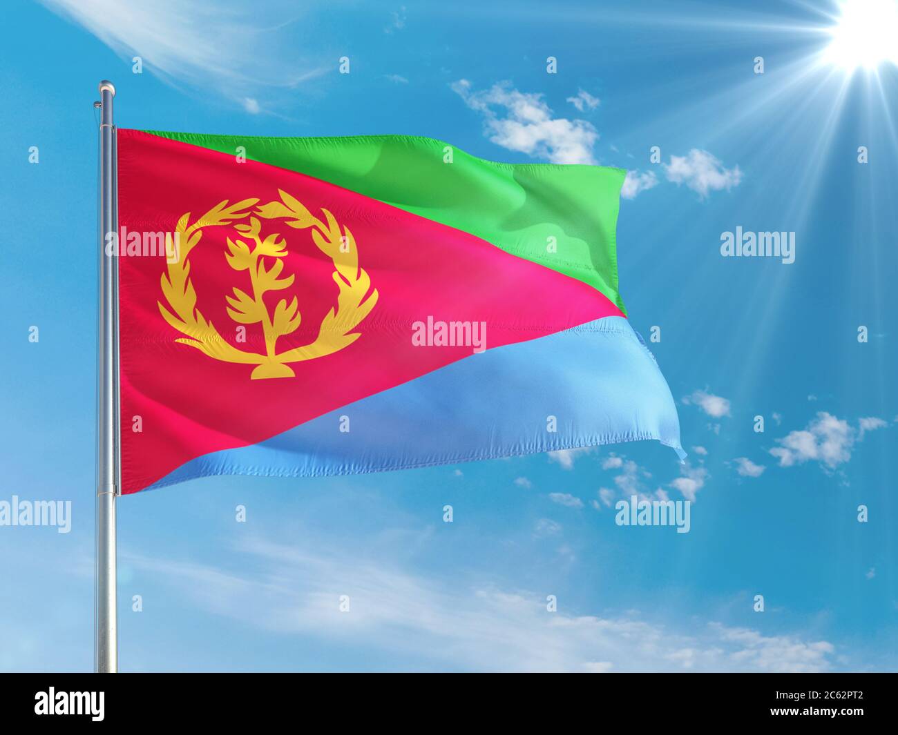 Fabric flag eritrea hi-res stock photography and images - Alamy