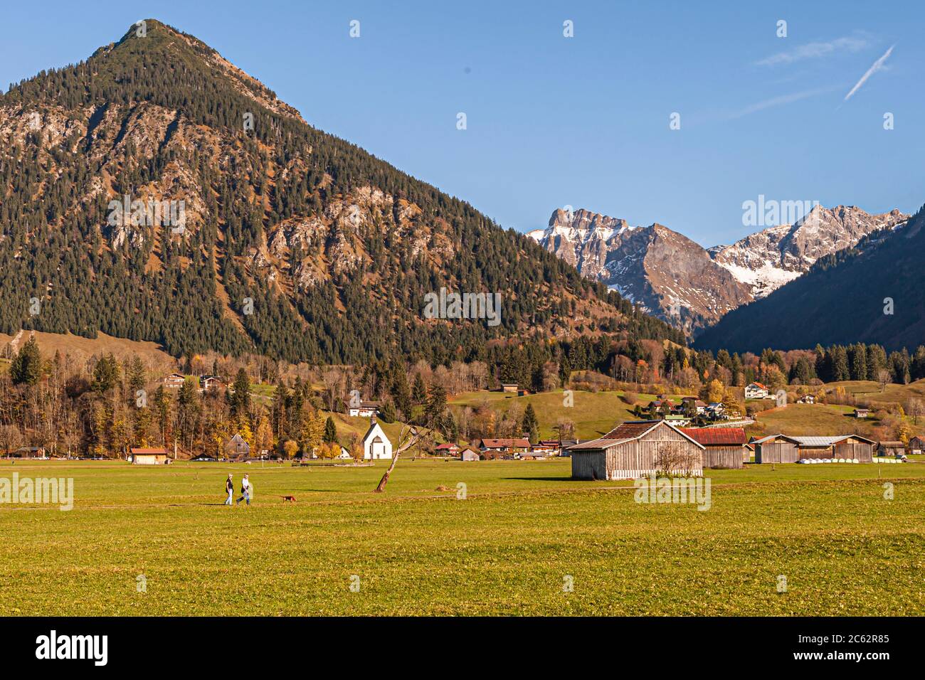 Hiking trails near Oberstdorf, Germany Stock Photo - Alamy