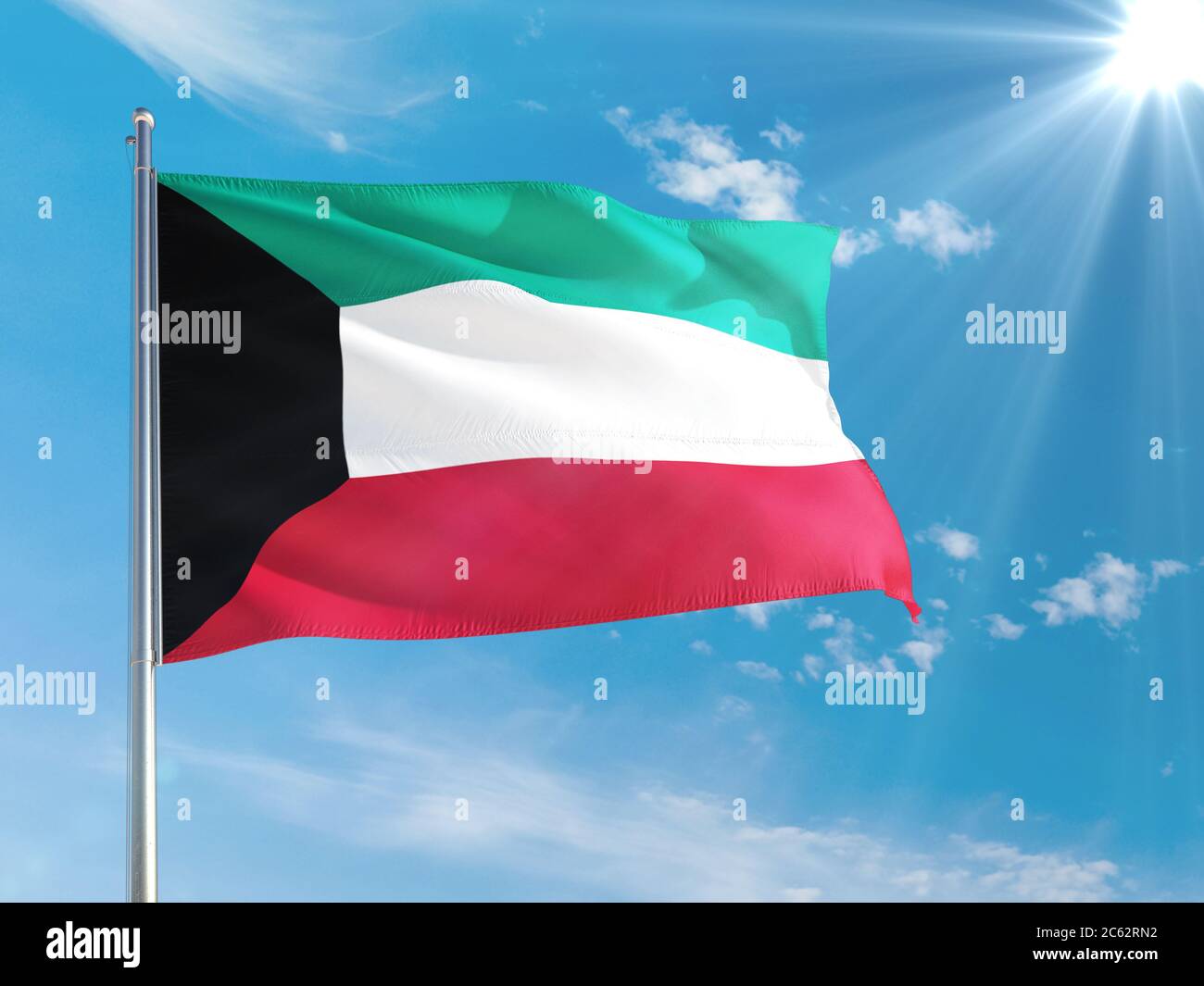 Kuwaiti flag theme banner hi-res stock photography and images - Alamy