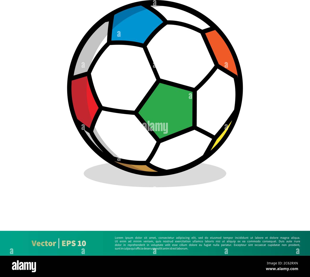 Ball / Football Icon Vector Logo Template Illustration Design. Editable ...