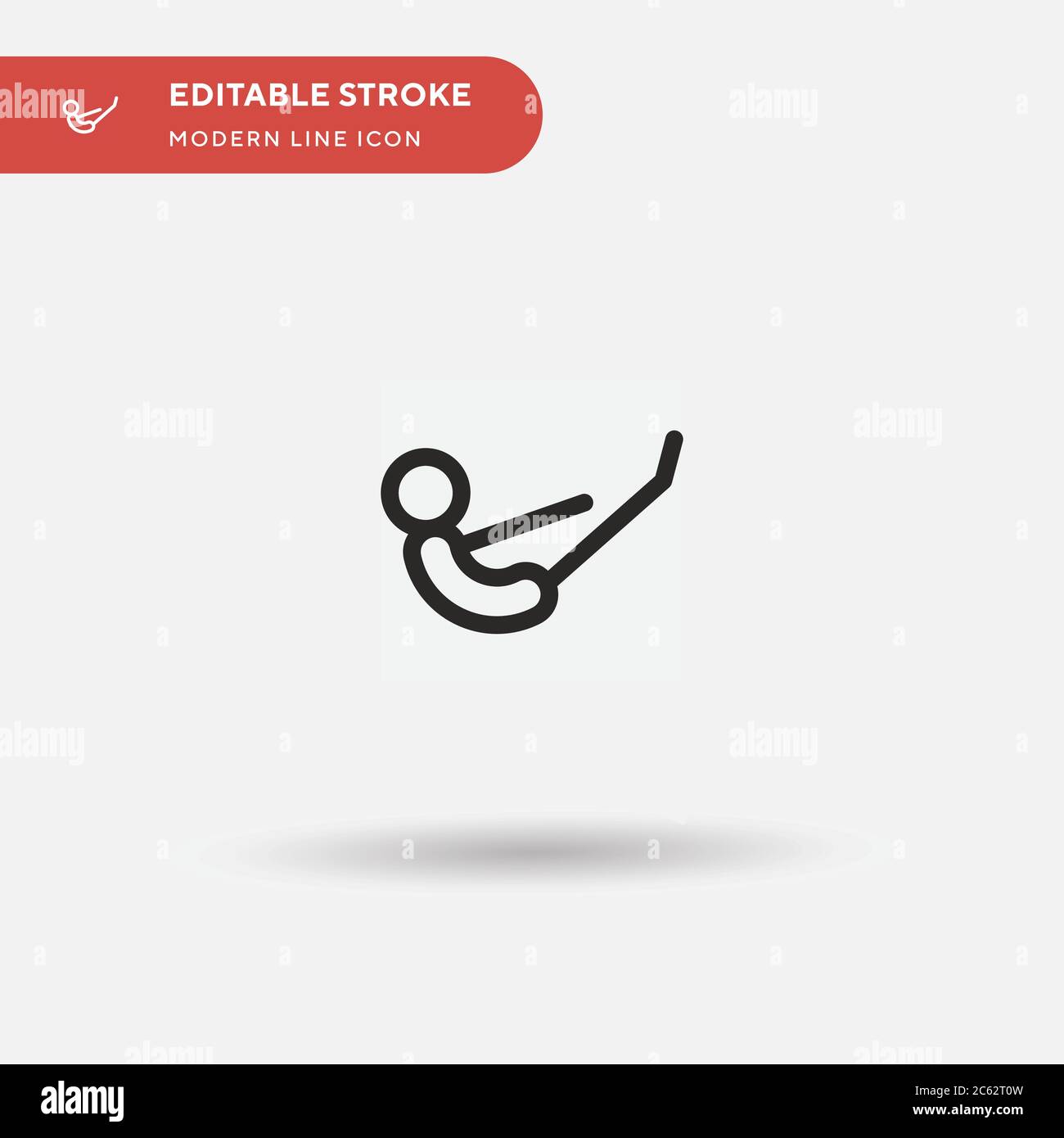 Teaser Simple vector icon. Illustration symbol design template for web ...