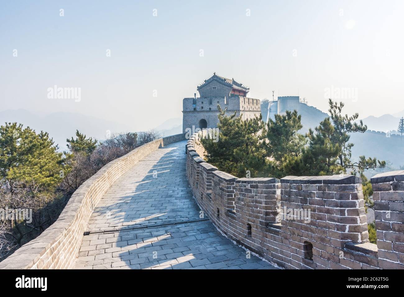 The Great Wall of China, section of Badaling, China Stock Photo - Alamy