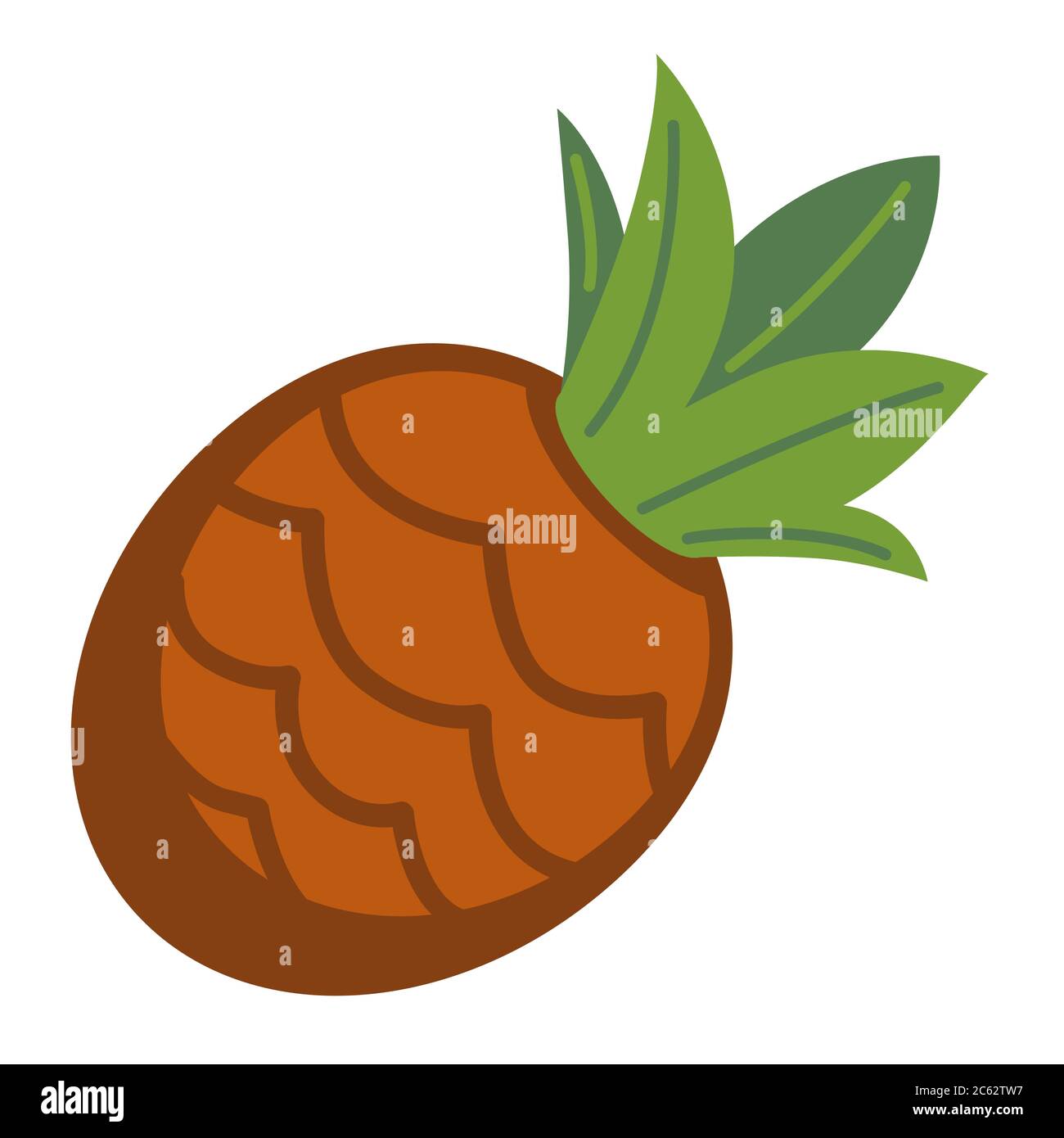 Pineapple Leaves Stock Vector Images - Alamy
