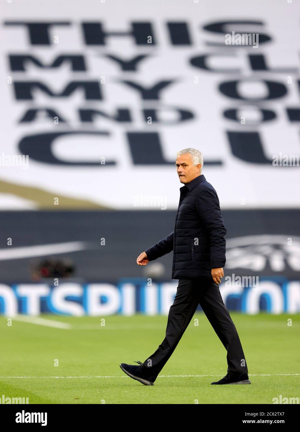 Tottenham Hotspur manager Jose Mourinho before the Premier League match ...