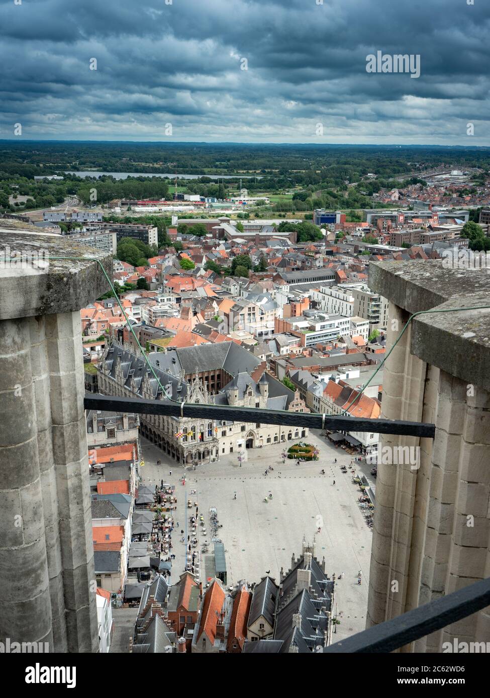 City centre of Mechelen Belgium 2 Juli 2020 Stock Photo - Alamy