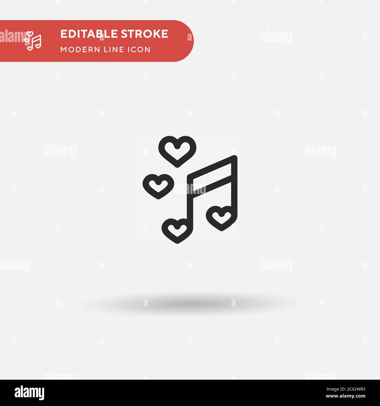 Music Simple vector icon. Illustration symbol design template for web ...