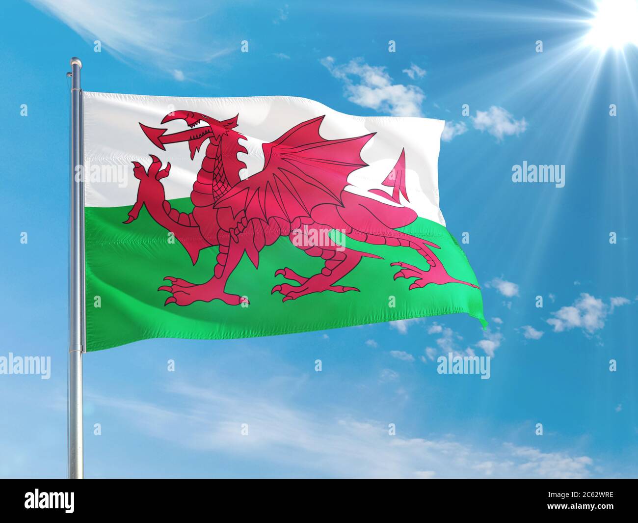 Welsh national official flag patriotic hi-res stock photography and ...