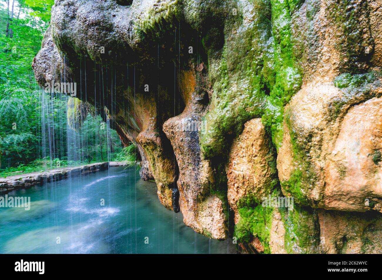 Waterfalls in Mullerthal Luxemburg Stock Photo - Alamy