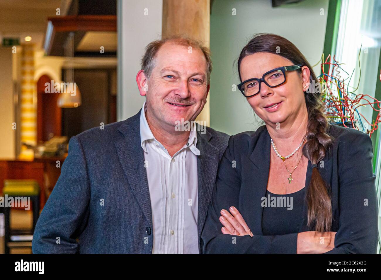 The two of them started out 25 years ago: Ludger Fetz and Margret ...