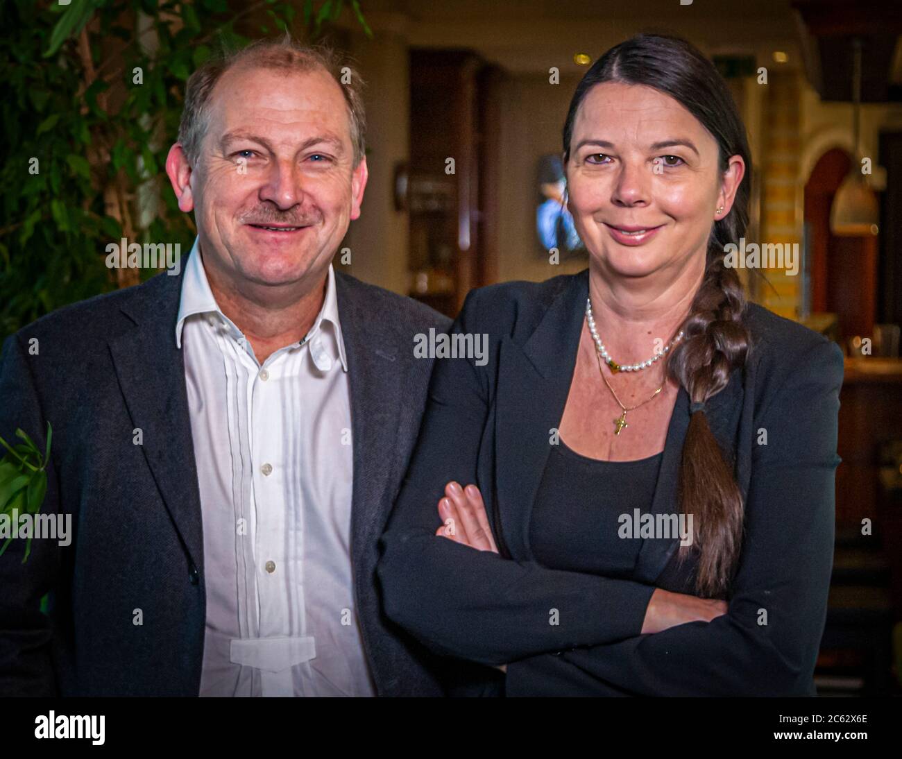 The two of them started out 25 years ago: Ludger Fetz and Margret ...