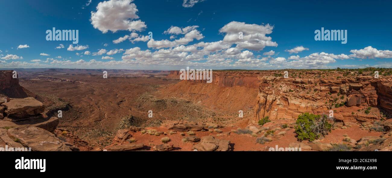 One of many beautiful panoramic vistas in Utah's National Parks Stock ...
