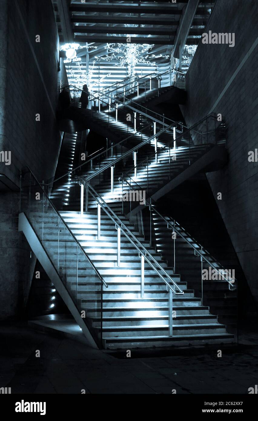 Staircase, stairs, architecturally pleasing, stair case, lights ...