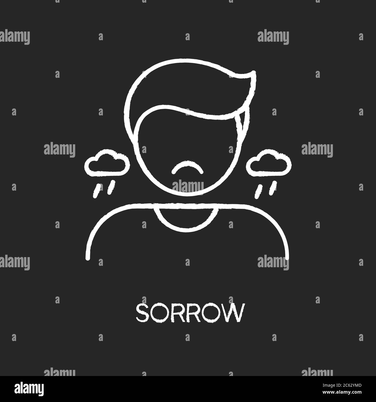 Mourning sad Stock Vector Images - Alamy