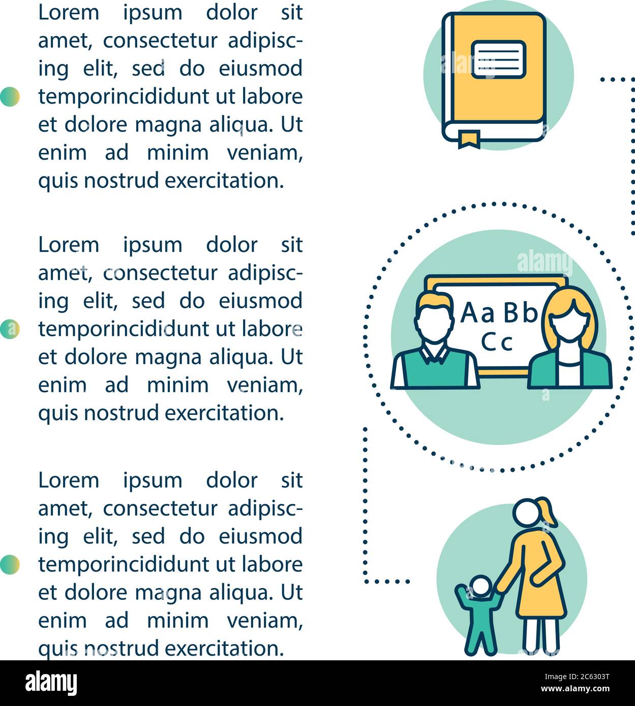 Preschool teacher concept icon with text Stock Vector Image & Art - Alamy