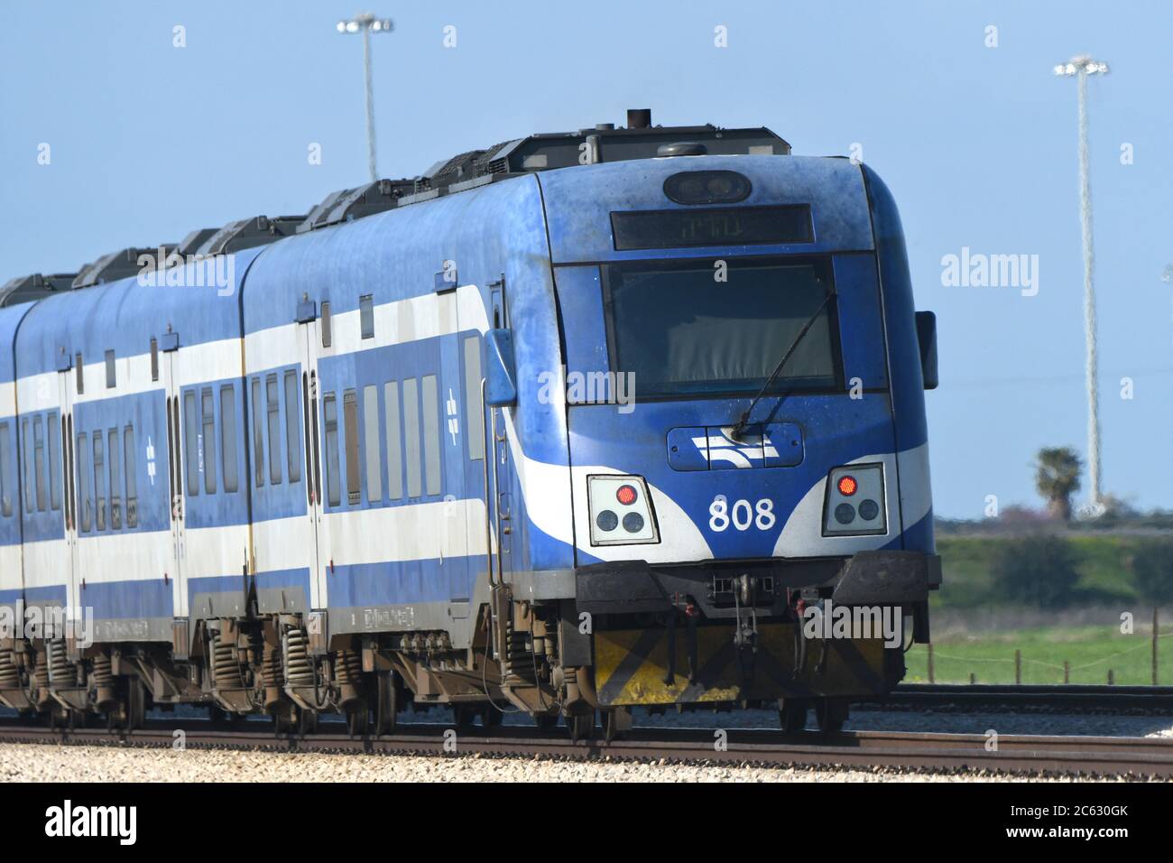 Train in Israel Stock Photo - Alamy