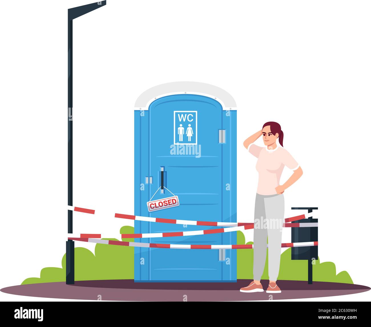Toilet next Stock Vector Images - Alamy