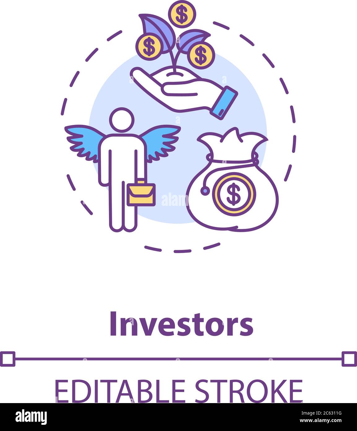 Investors concept icon Stock Vector Image & Art - Alamy