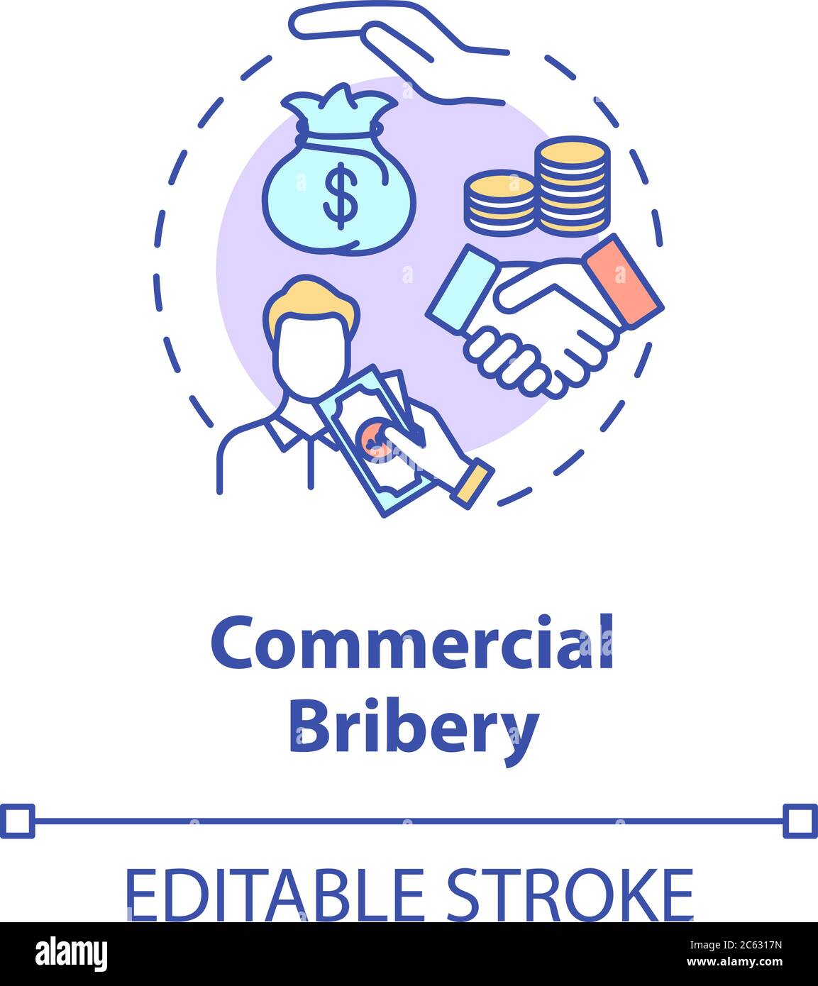 Bribery illustration hi-res stock photography and images - Alamy