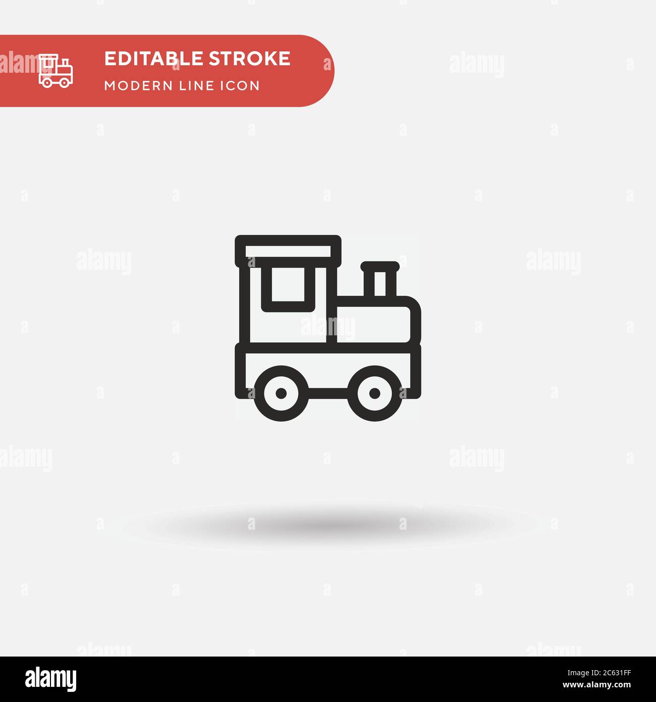Train Simple vector icon. Illustration symbol design template for web ...