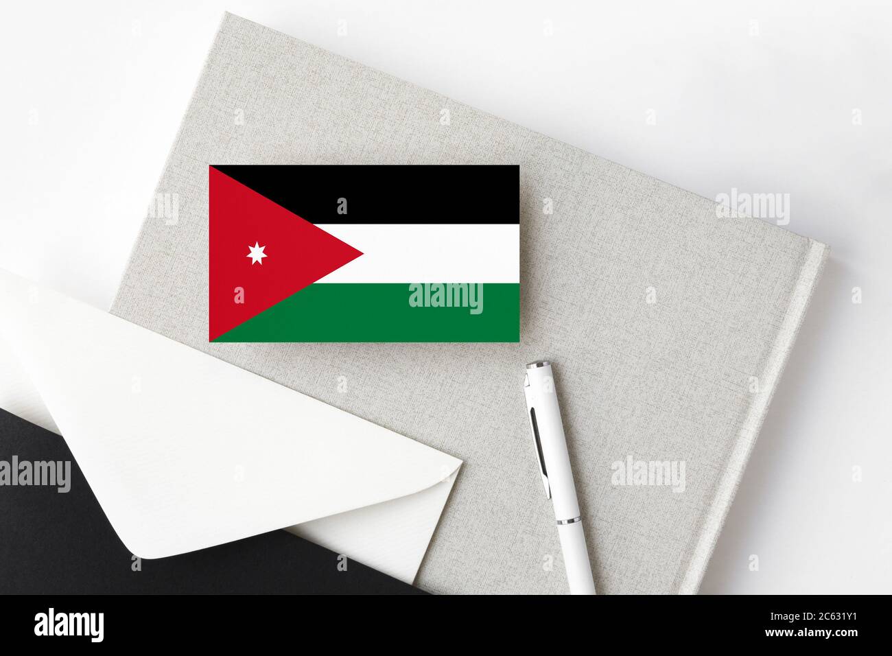 Minimalist jordan flag hi-res stock photography and images - Alamy