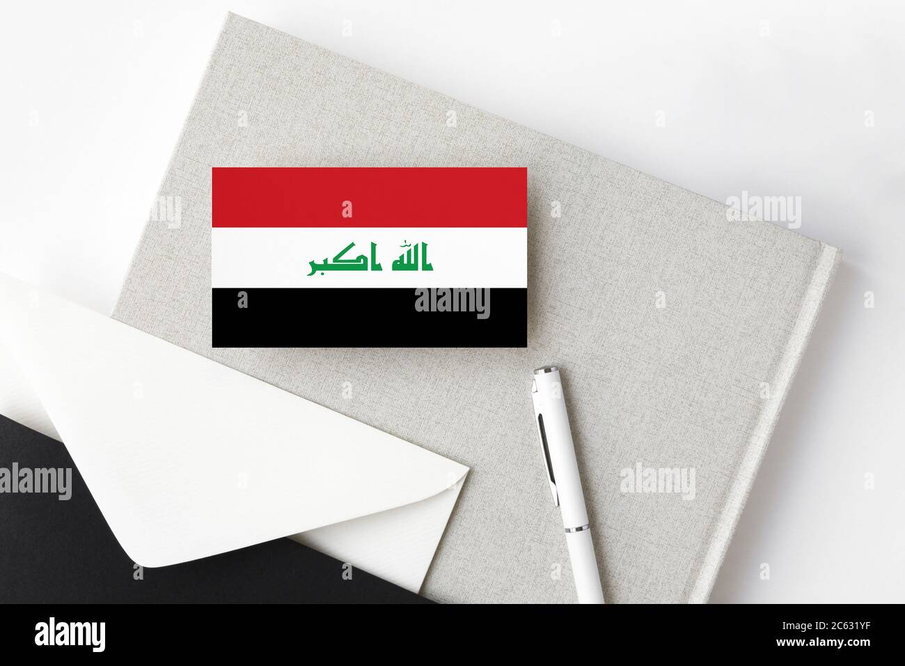 Minimalist iraq flag hi-res stock photography and images - Alamy