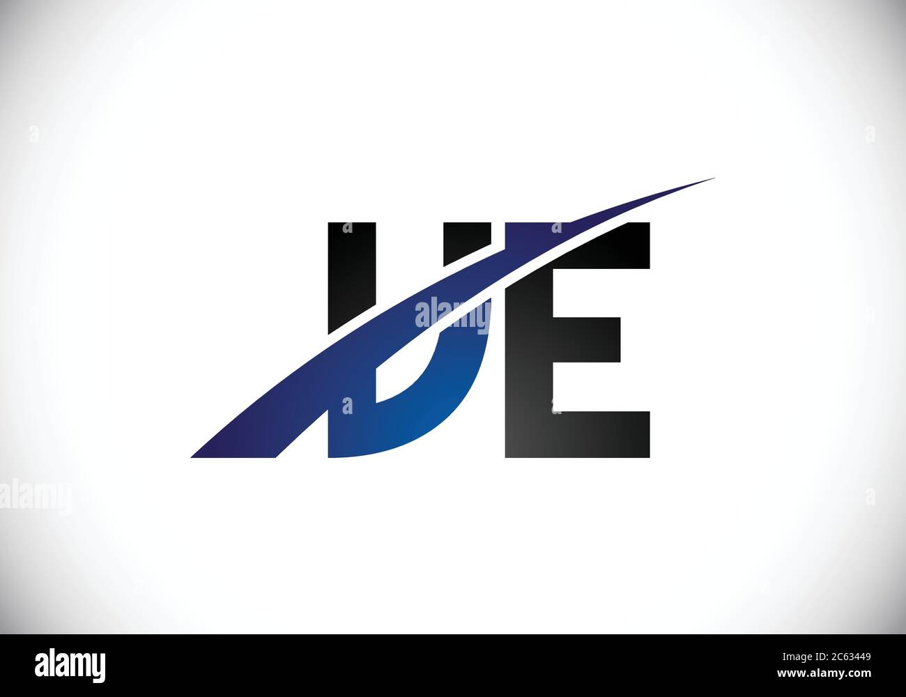 Initial Monogram Letter V E Logo Design Vector Template. V E Letter ...