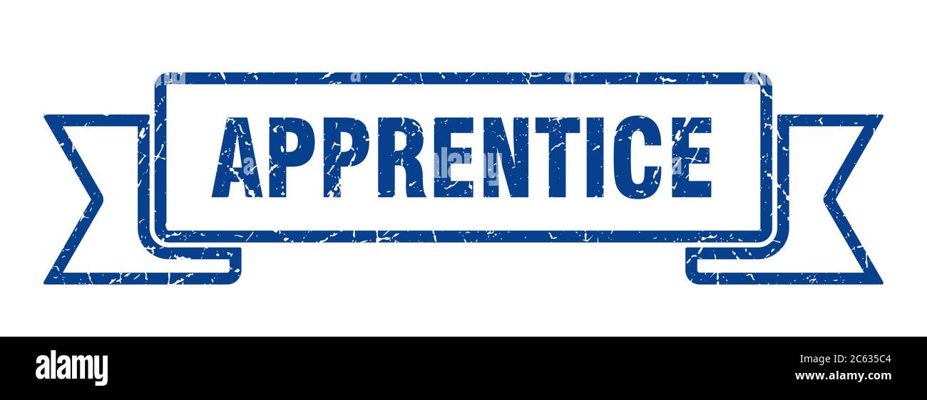 apprentice ribbon. apprentice grunge band sign. apprentice banner Stock ...