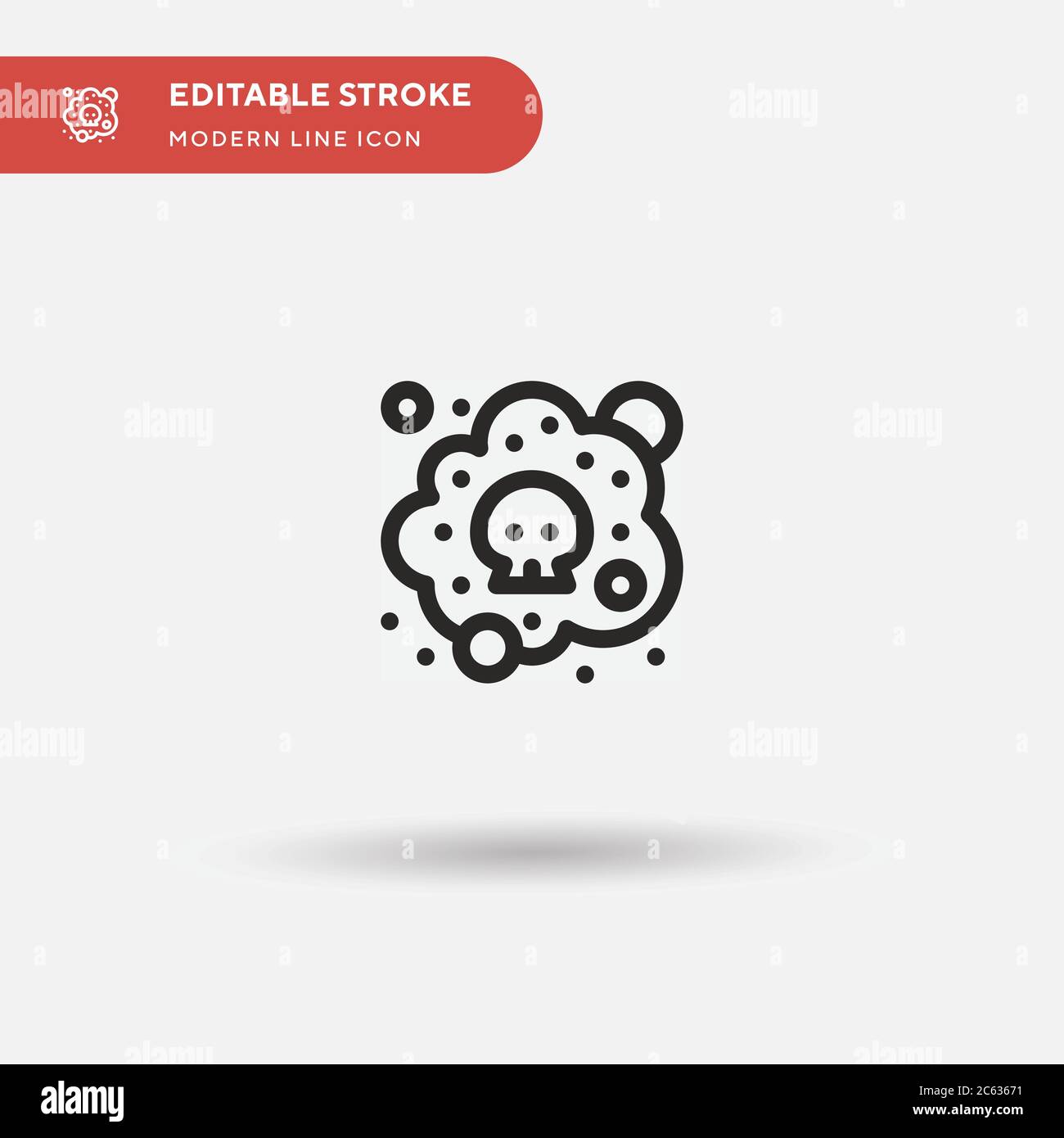 Dust Simple vector icon. Illustration symbol design template for web ...