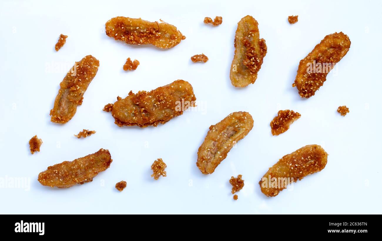 Deep fried bananas sesame seeds hi-res stock photography and images - Alamy