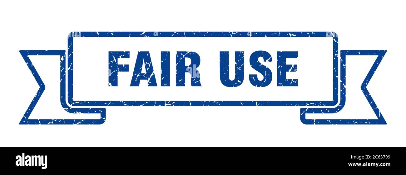 fair use ribbon. fair use grunge band sign. fair use banner Stock ...