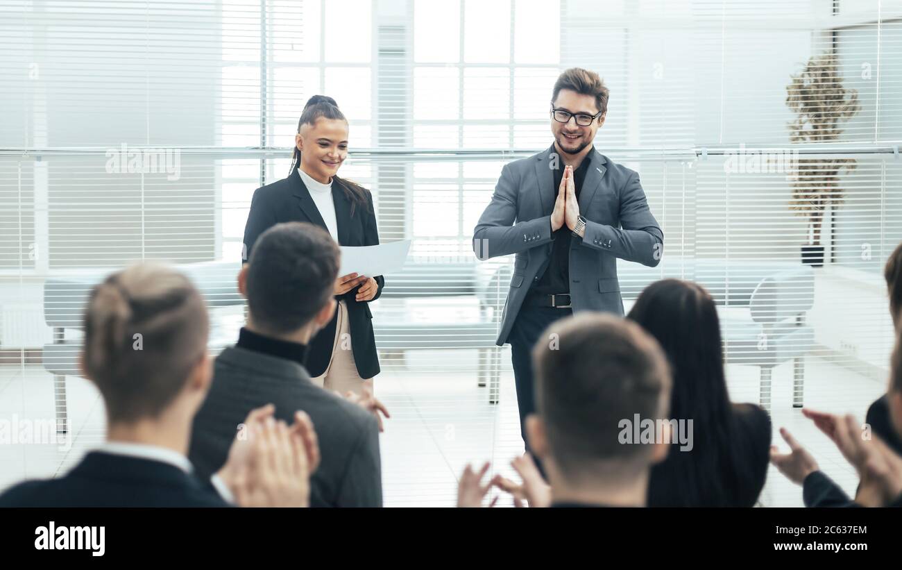 Congratulations applause office hi-res stock photography and images - Alamy