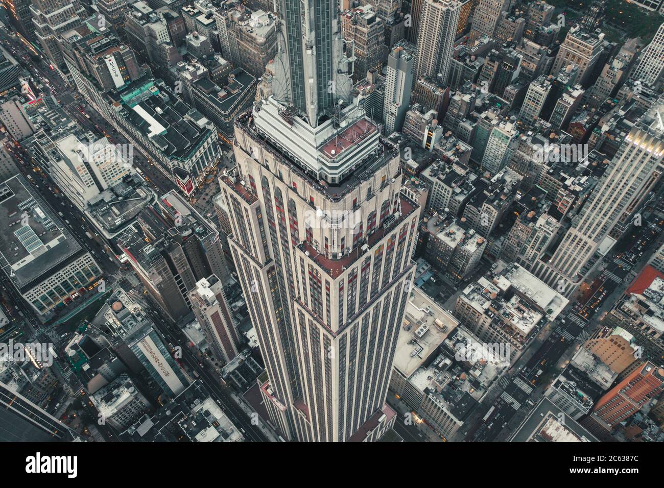 Empire State Building Birds Eye View