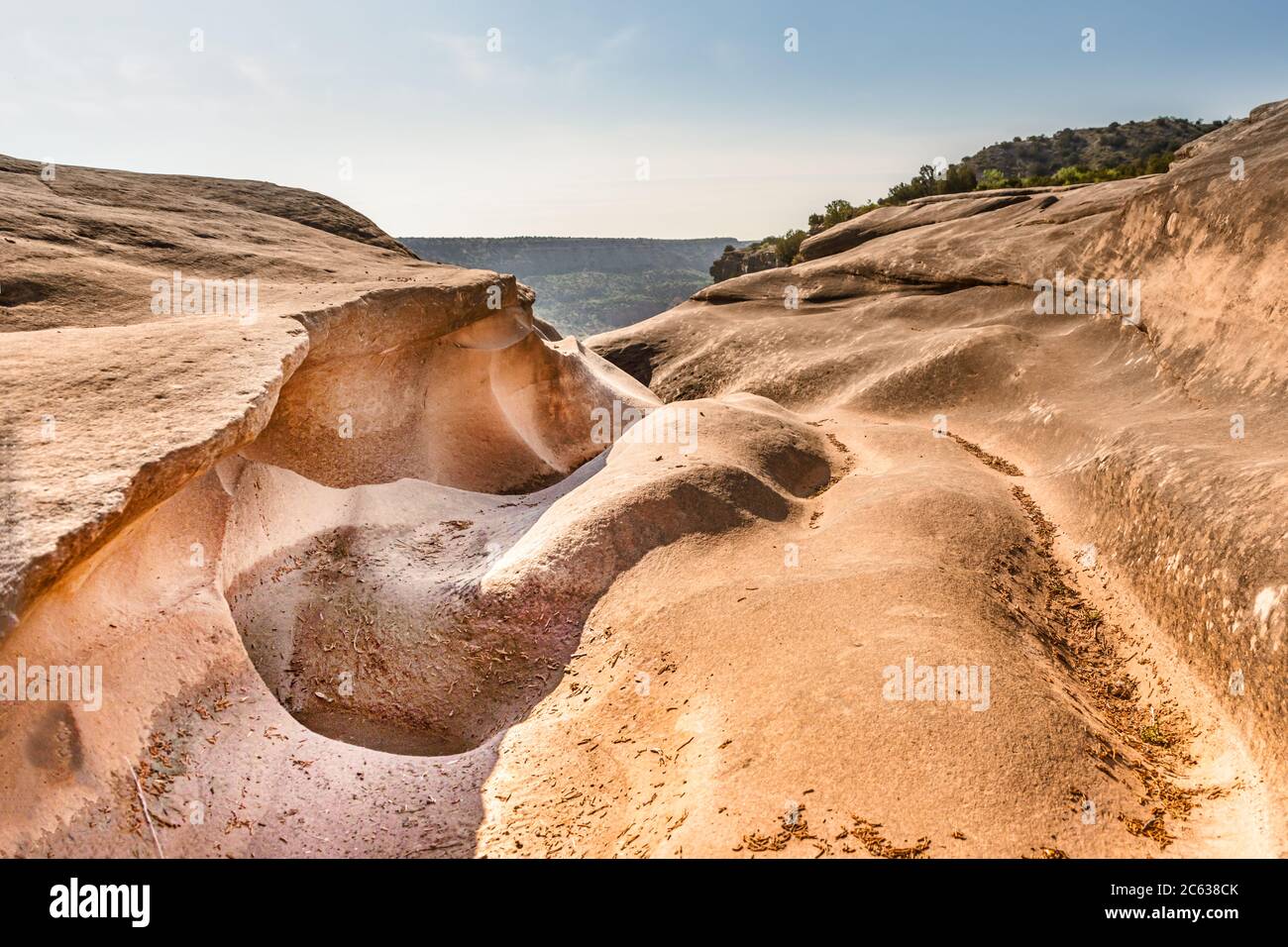 Rock structure on a cliff at the Palo Duro Canyon Stock Photo - Alamy