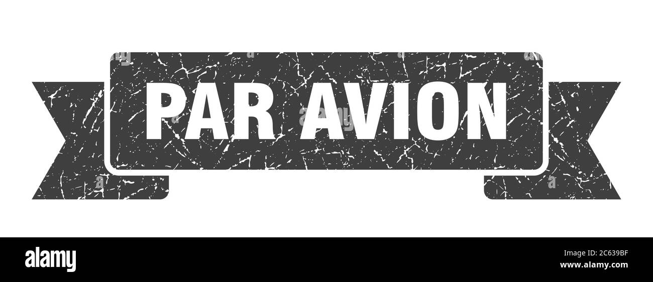 Par avion Black and White Stock Photos & Images - Alamy