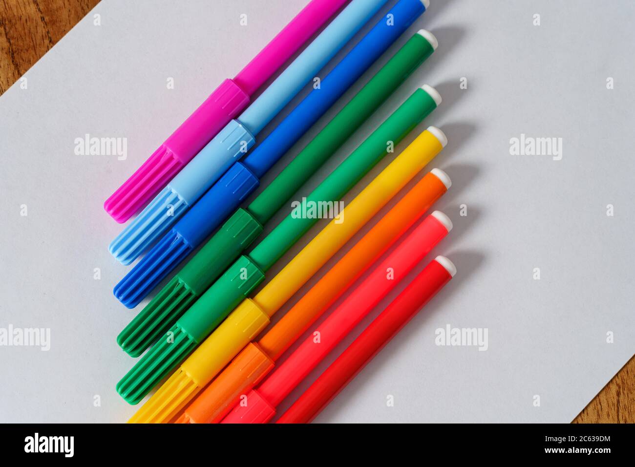 Blank sheet paper markers on hi-res stock photography and images - Alamy