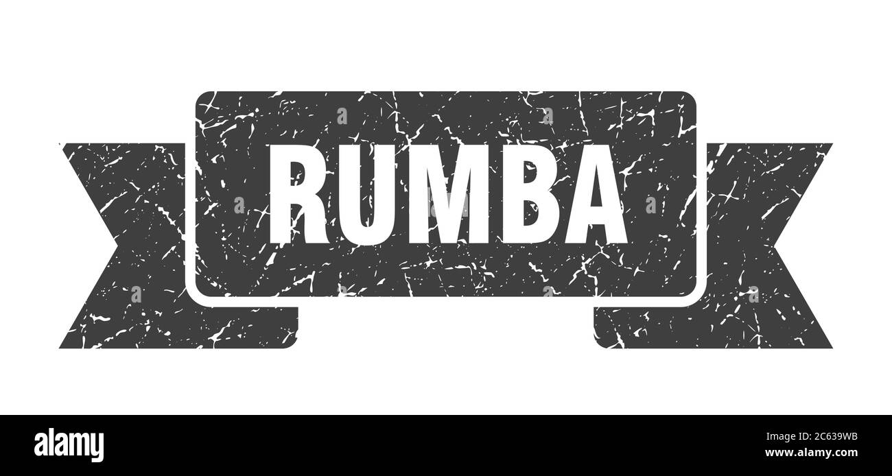 rumba ribbon. rumba grunge band sign. rumba banner Stock Vector Image ...