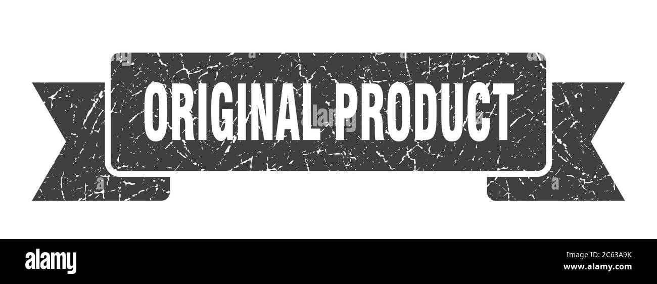 original product ribbon. original product grunge band sign. original ...