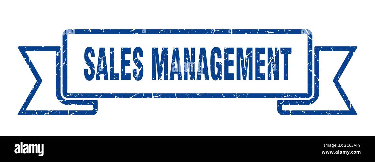 sales management ribbon. sales management grunge band sign. sales ...