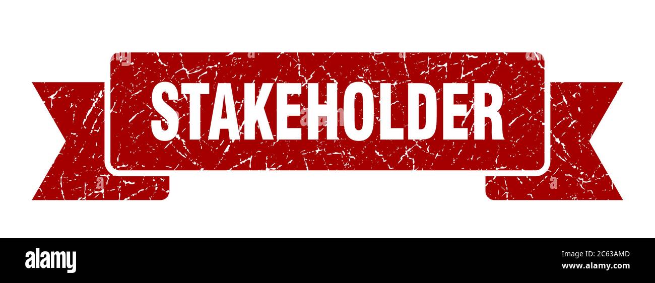stakeholder ribbon. stakeholder grunge band sign. stakeholder banner ...