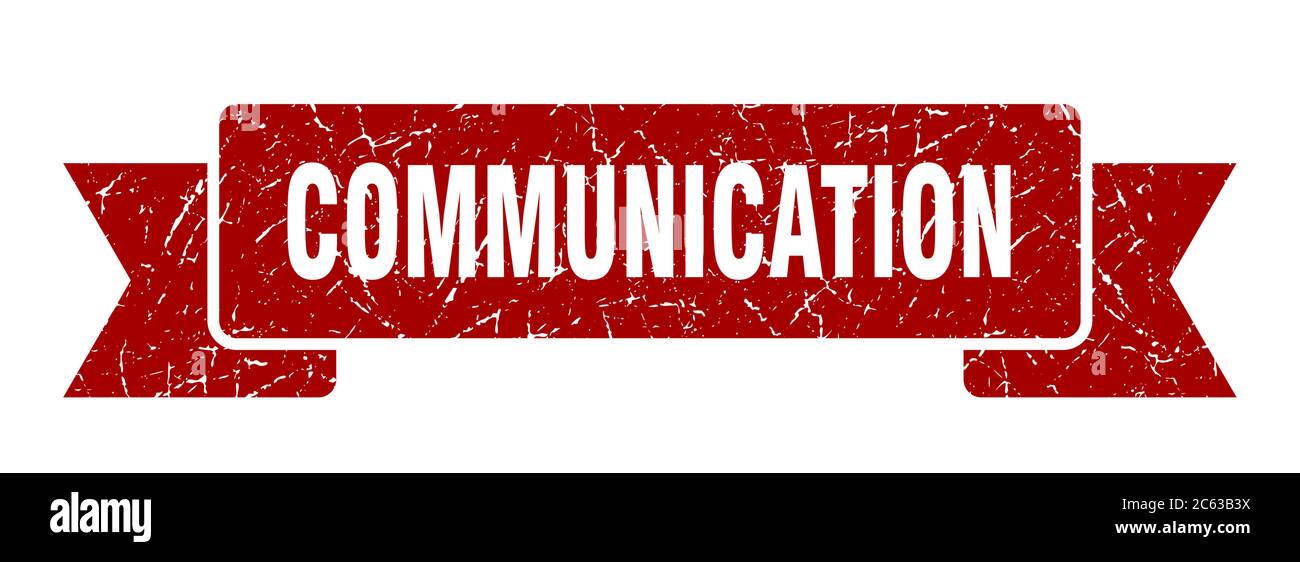 communication ribbon. communication grunge band sign. communication ...