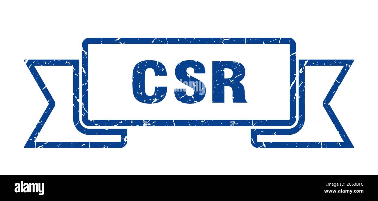 csr ribbon. csr grunge band sign. csr banner Stock Vector Image & Art ...